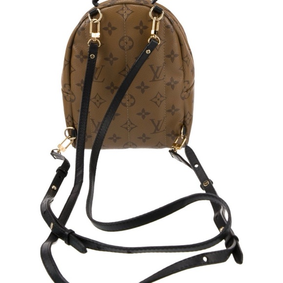 Louis Vuitton | Bags | Louis Vuitton Brown Tan Mini Backpack With ...